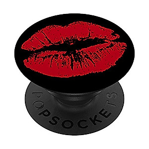 Lips Pop Phone Grip For Smartphones & Tablets PopSockets PopGrip: Swappable Grip for Phones & Tablets