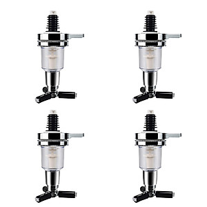 Replacement Nozzle Shot Dispenser fit for Wine Racks Cocktail Dispenser Liquor Dispenser Caddy Bottle Holder Rotated Mounted Liquor Holder Alcohol Dispenser Replacement Nozzle 1.5oz 45ml (4 Pieces)