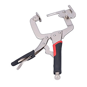 Orenic Pocket Hole Clamp, 360° Rotation Movable Claw Grip Adjustable Buckle Woodworking Clamps, Open Pliers Pocket Hole Jig Kit, Adjustable Clamps for Woodworking & Angled Holes, Woodworking Clamps