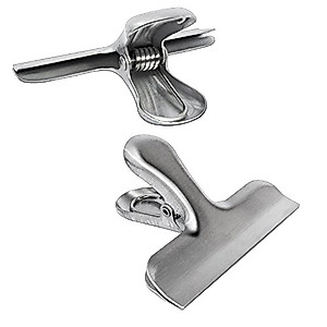 Norpro 168 Stainless Steel Bag Clips, 4-Piece