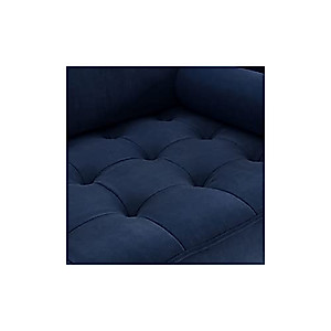 Inmod Matilde Velvet Sofa, Sapphire Blue