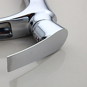 Bath Basin Faucet Brass Black Chrome Faucet Brush Nickel Sink Mixer Tap Vanity Hot Cold Water Bathroom Faucets,Chrome