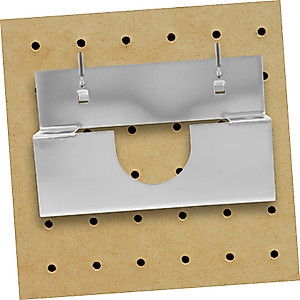 Gadpiparty Hook Hole Board Angle Grinder Peg Board Woodworking Tools Grinding Machine Holder Pegboard Rack Sanding Machine Holder Grinder Rack Holder Cutting Machine Holder Silver Iron