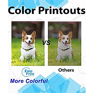 EASYPRINT Compatible Ink Cartridges Replacement for PGI 2200XL PGI2200XL Work with Canon Maxify MB5320 MB5120 MB5420 MB5020 iB4120 iB4020 Printer, (4 Pack-High Yield, BK+C+M+Y)