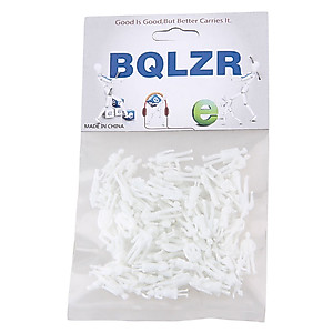 BQLZR White Unpainted Architectural 1:100 Scale Model Figures Standing Little People Figures for Miniature Scenes, White Color Pack of 100