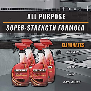 Diversey CBD540038 Spitfire Professional All Purpose Power, 32 Ounce Capped Spray Bottle (4 Pack)