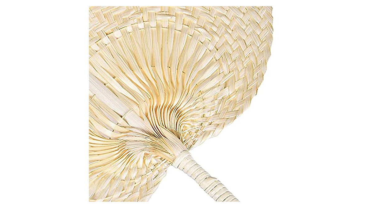 Natural Bamboo Hand Fans - Hand-Woven for Summer & Decor