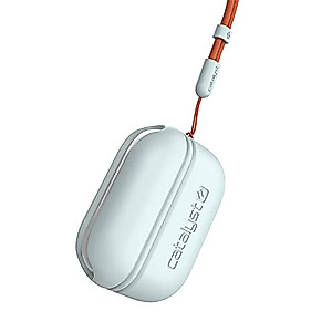 Catalyst Essential Case for AirPods Pro (2nd Generation) Impact Protection, Fast Charging, Premium Soft Silicone, Wireless Charging and USB-C Compatible, one-Piece Design case (Glacial Blue)