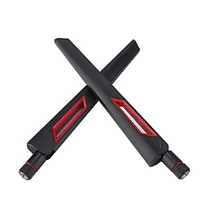 Bewinner 2PCS M.2/NGFF Network Card Connect Cable+28DBi Network Antenna, LAN and Router Adapte, Compatible for Intel 9260NGW/7265AC/9650AC/BCM94360