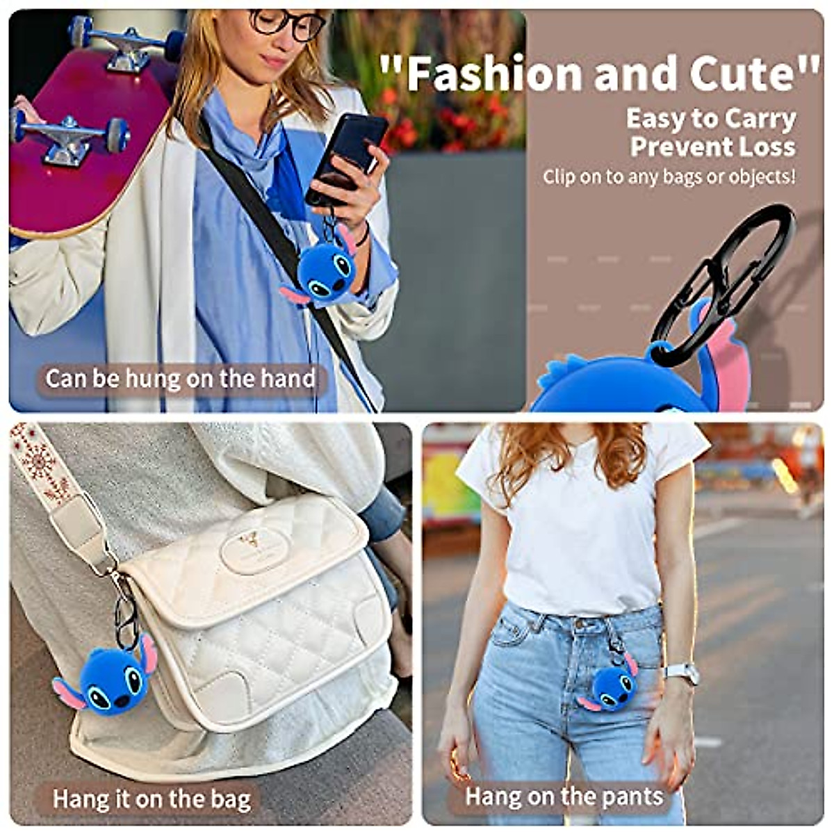 [2Pack]Cover Case for Galaxy Buds Pro (2021)/Galaxy Buds Live (2020),Cute 3D Cartoon Anime Silicone Protective Cover Ear Stitch Blue & New Star Kabi Cover for Samsung Galaxy Buds 2(2021) Charging Case