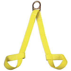 3M DBI-SALA 1001210 Retrieval Wristlets For Confined Space Rescue, 2-Foot, Yellow