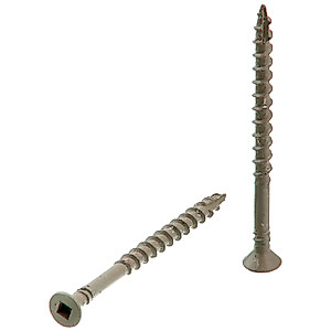 Senco Duraspin Screw Number 8 by 2-1/2-Inch All Purpose Exterior Wood Collated Screw (800 per Box) (08D250W)