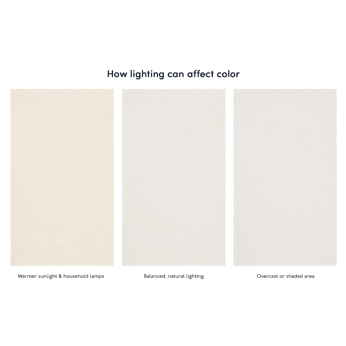 Revival Rugs Record 8'x10’ Washable Area Rug for Living Room Bedroom - 100% Recycled Oeko-TEX Certified, Medium Pile, Beige, Cream