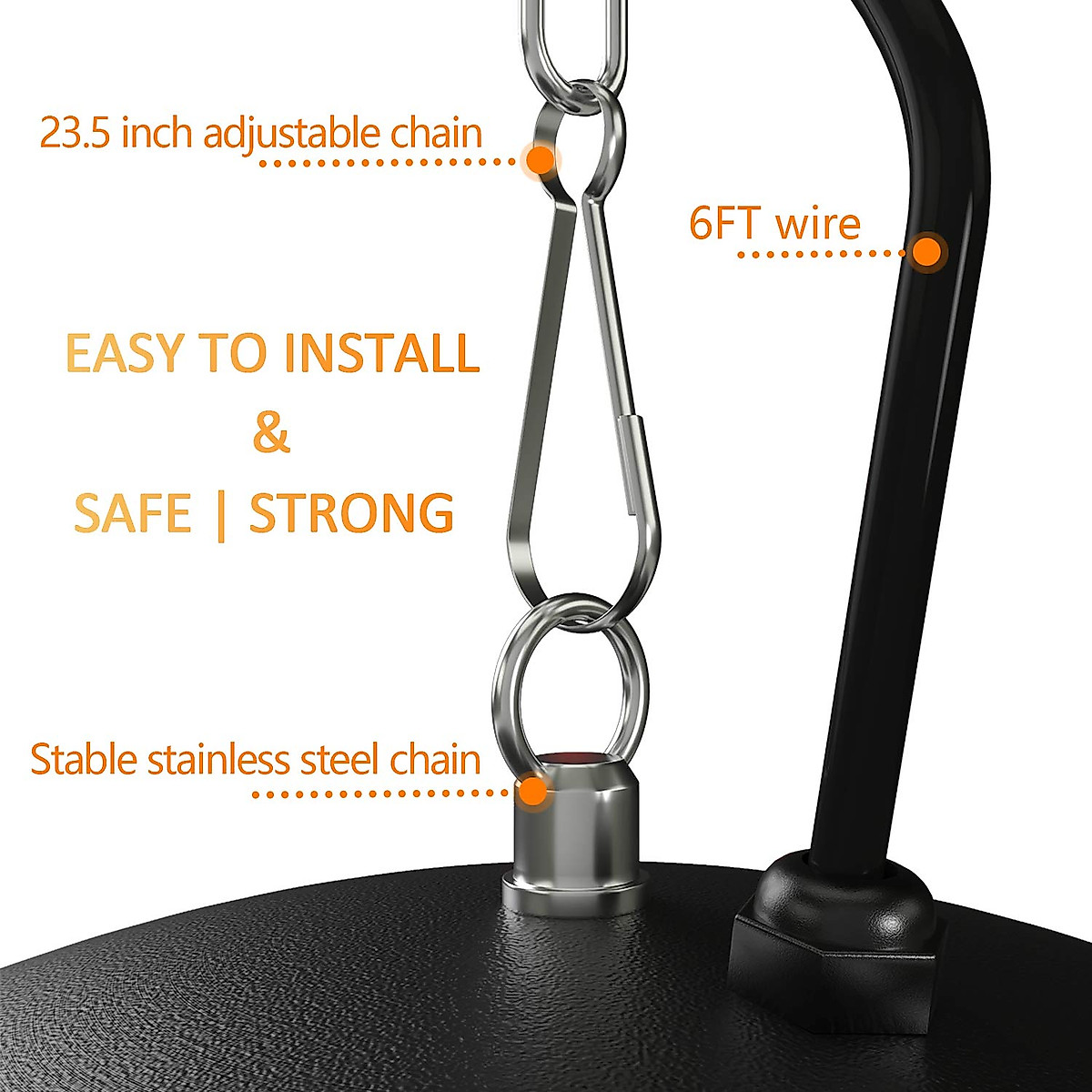 Hanging Patio Heater, 1500W Outdoor/Indoor Electric Patio Heater, Infrared Patio Heater, Ceiling Electric Heater with 3 Heat Options 600W/900W/1500W