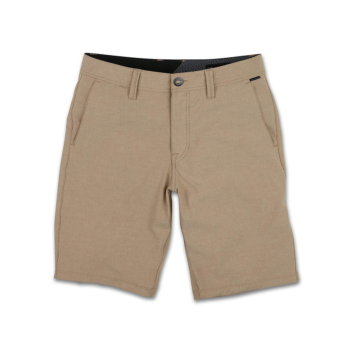 Volcom Men's Frickin SNT Static 21" Modern Hybrid Short, DARK KHAKI, 34