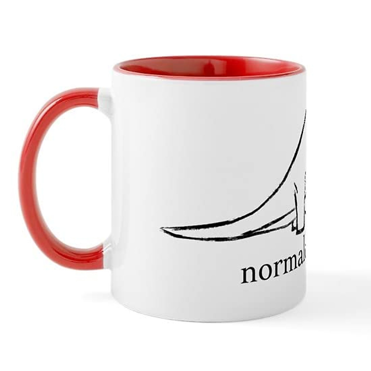 CafePress Normalsaur Mugs Ceramic Coffee Mug, Tea Cup 11 oz