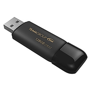 TEAMGROUP C175 64GB USB 3.2 Gen1(USB 3.1/3.0) Read100MB/s Flash Thumb Drive for Computer/Laptop Matte Black TC175364GB01