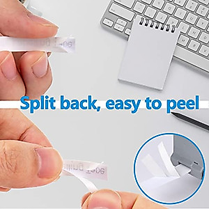 10 Pack Weemay TZe-211 Label Compatible for Brother P Touch Label Tape 6mm 0.23 Laminated White TZe TZ Tape TZe211 TZ-211 TZ211 for PT-D200 PTD220 PTD600 PT-D410 PTH110BP Label Maker, 0.23" x 26.2'