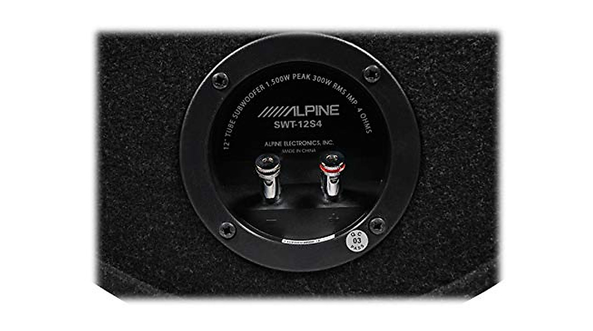 Alpine SWT-12S4 12" Subwoofer Bundle with 1500W Amp – Powerful Car Bass
