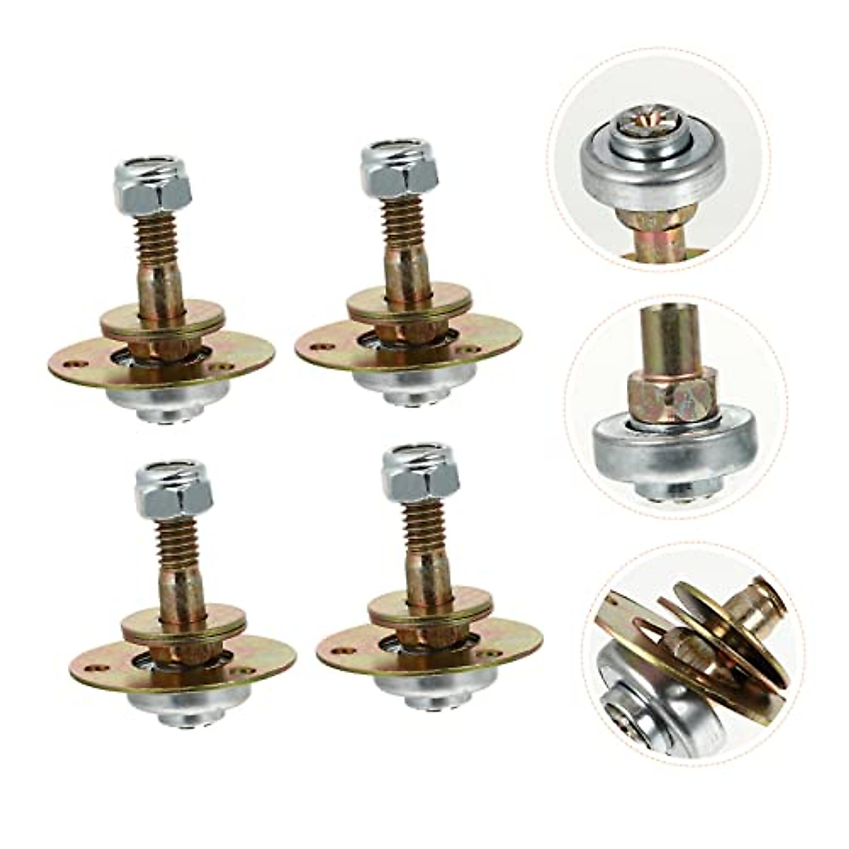UKCOCO 16 Pcs Rocking Chair Bearing Gaming Chair Bolts Furniture Connecting Fitting Patio Chair Desk Chair Screws Furniture Bolts Rocking Chair Part Garden Chair Iron Tables and Chairs