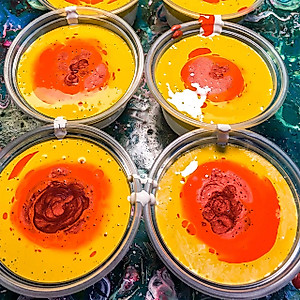 U.S. Art Supply Professional Gloss Pouring Effects Medium, 64 oz. (Half-Gallon) - Improves Flow Consistency, Artist Techniques to Create Cell Effects, Mix with Art Acrylic Paint, Adjusts Viscosity