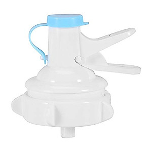 Fishlor Water Bottle Dispenser, Manual Operated 5 Gallon Bottle Jug Pump Drinking Water Spout Dispenser with Dustproof Cap, Water Bottle Pump