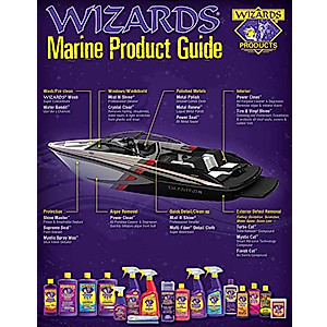 Wizards Finish Cut Compound - Levels Scratches and Brightens Dull Finishes With Smooth Show Finish - Non-Greasy and Water Based With Easy Clean-Up - Marine Compound and Finishing Material - 32 oz
