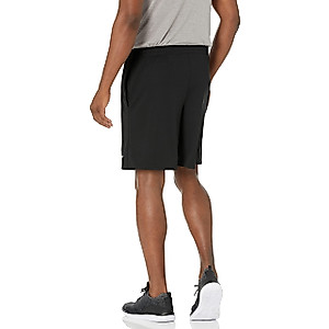 Amazon Essentials Men's Performance Tech Loose-Fit Shorts (Available in Big & Tall), Pack of 2, Black/Royal Blue, Small