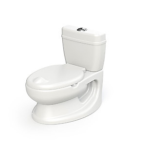 ToyLet Potty Training Toilet Seat | Toddler Potty Training with Comfy Seat Cover, Tank Storage & Paper Roll Holder | Easy to Empty and Clean | Soft & Comfortable Potty Trainer for Boys & Girls (Blue)