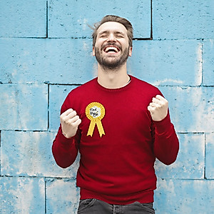 Ripakiya 2Packs Baby Shower Decorations Yellow Mom to Bee Sash and Dad to Bee Tinplate Badge with Cute Bee Pattern Baby Welcome Party Gifts