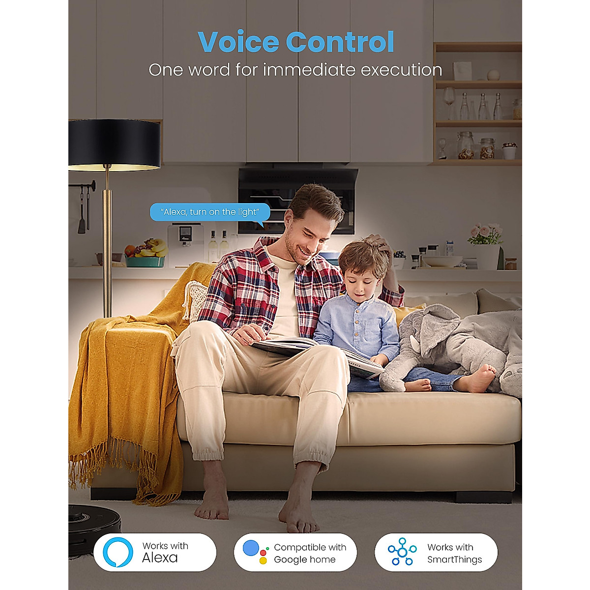 Smart Plug 5GHz, EIGHTREE Smart Plug Compatible with Alexa & Google Home, 5GHz & 2.4GHz WiFi, Smart Socket with Remote Control & Timer Function, No Hub Required
