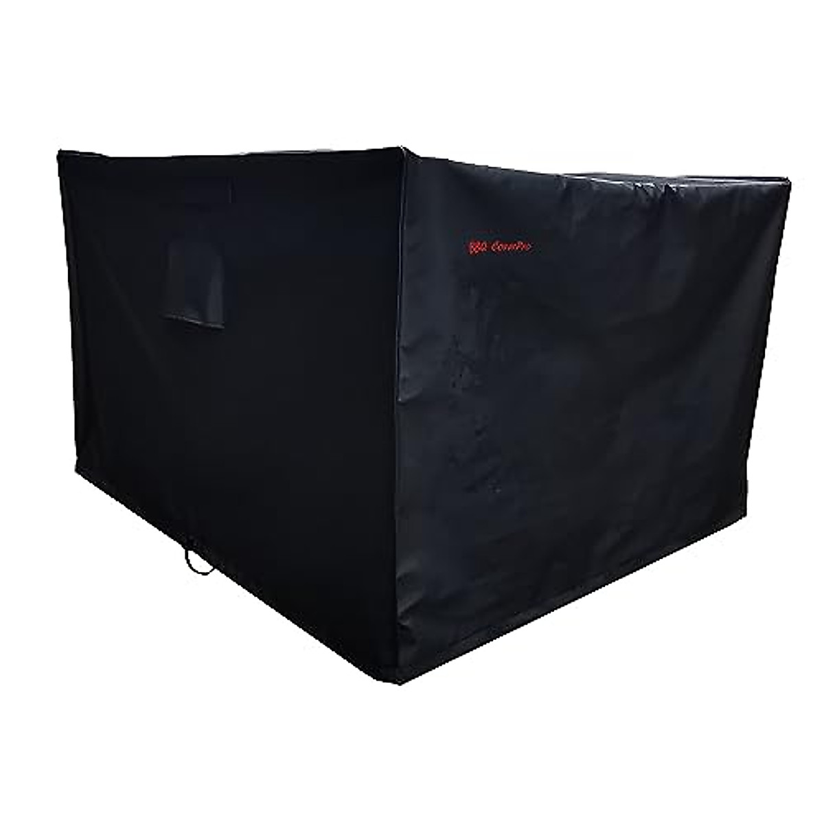 BBQ Coverpro Gas Fire Pit Cover Square - Premium Patio Outdoor Cover Durable and Waterproof,Fits for 30 inch,31 inch,32 inch Fire Pit/Table Cover,Black (Square 32" L x 32" W x 24" H)