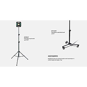 ALS Advanced Lighting Systems SPX601H-A 6000 Lumen Rechargeable LED Aluminum Work Light, with Integrated Power Bank