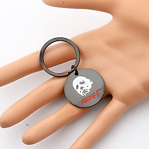 TIIMG Halloween Scary Horror Gift KILLING IT Slasher Keychain Horror Movie Gifts for Women (KILLING IT mike)