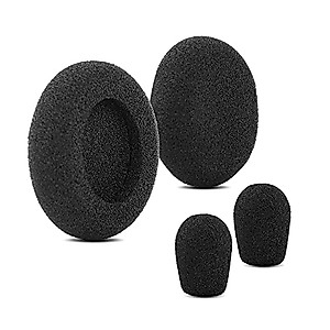 YDYBZB Ear Pads Cushion Earpads Mic Foam Replacement Compatible with VXI BlueParrott C400-XT Noise Canceling Headphones
