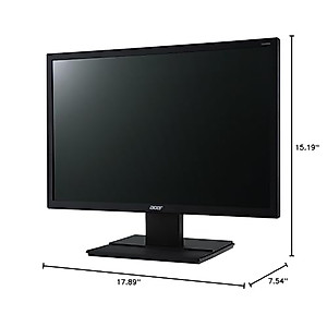Acer V206WQL bd 19.5" HD (1440 x 900) Monitor (DVI & VGA Ports) Black
