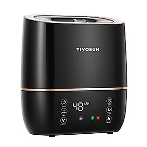 VIVOSUN Air Humidifier 4L Cool Mist Humidifier, Indoor Ultrasonic Humidifier with Essential Oil Box & Remote Control for Bedroom, Plant, Baby, Dry Skin
