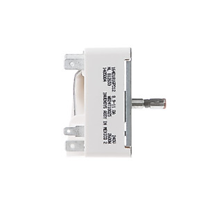 GE Appliances WB24T10025 Genuine OEM Surface Burner Control Switch for GE Electric Ranges, 8 Inch
