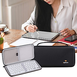 Aproca Hard Travel Storage Case, for Apple Magic Keyboard/OMOTON Ultra-Slim Bluetooth Keyboard