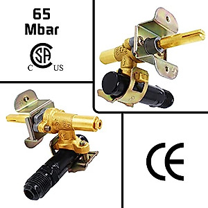 MCAMPAS 10 FT 3/8" ID Natural Gas Conversion Kits for Outland Living Portable Propane Fire Pits (780&864 NGCK for Selected Manual Ignition Firebowls)