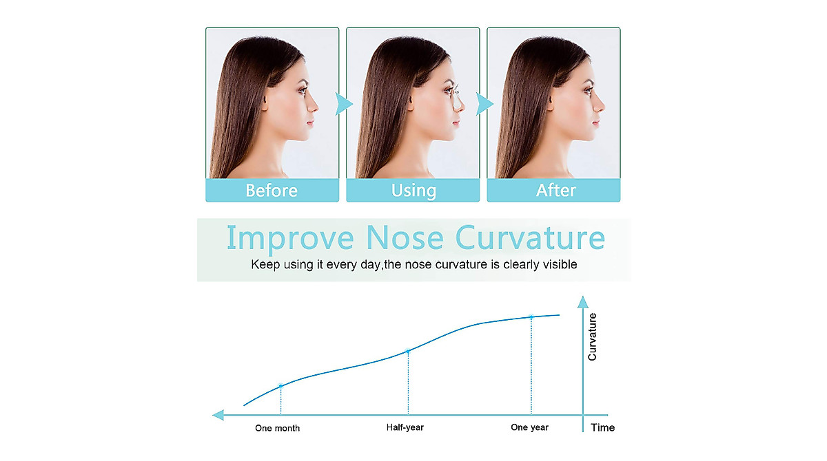 AMIJEAL Nose Shaper Clip for Natural Nose Reshaping | Pain-Free & Safe