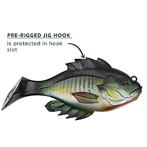 Catch Co 10,000 Fish Head Hunter 3.25" Soft Swimbait (Lavalamp)