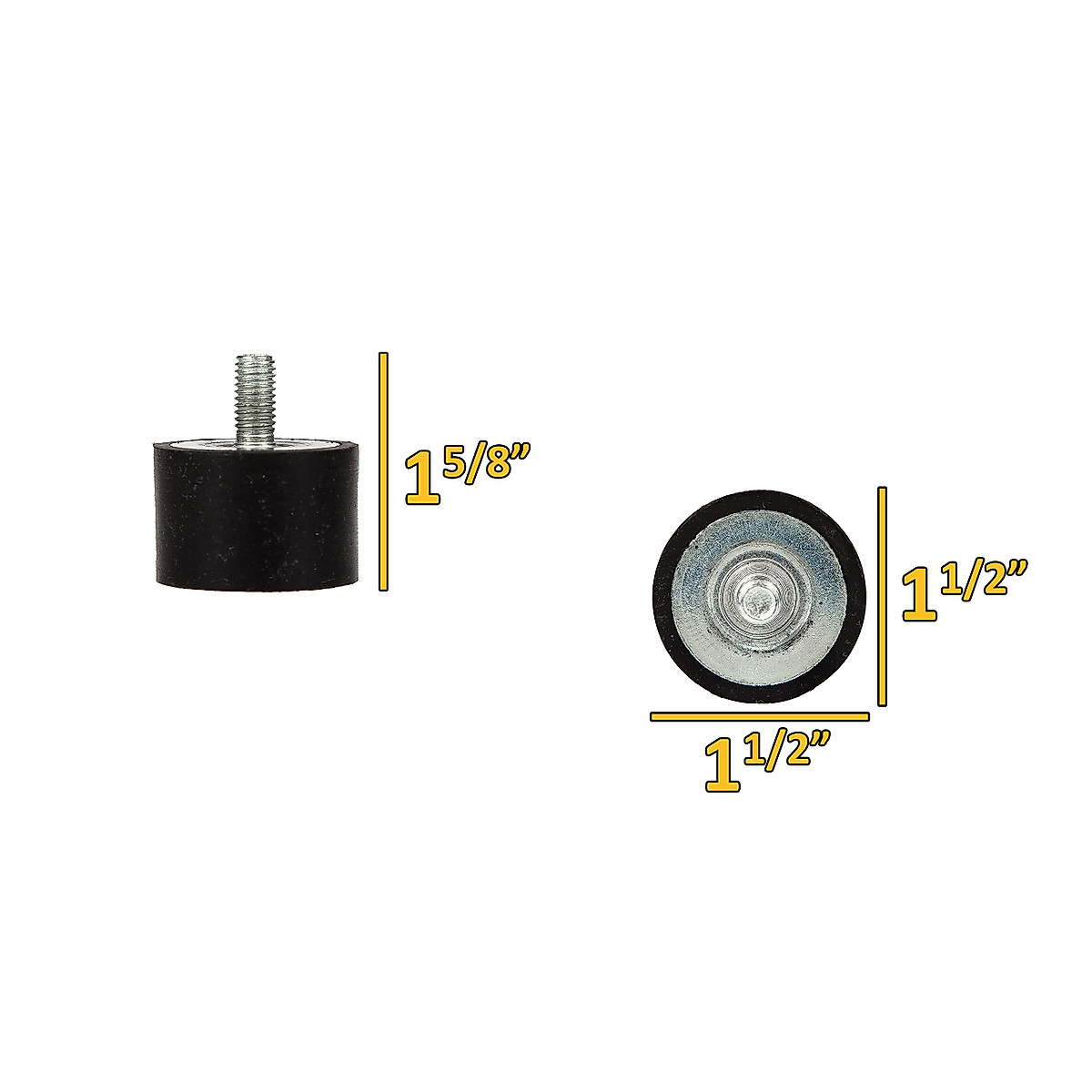 WILDFLOWER Tools 0H1829 Generator Vibration Isolator for Generac