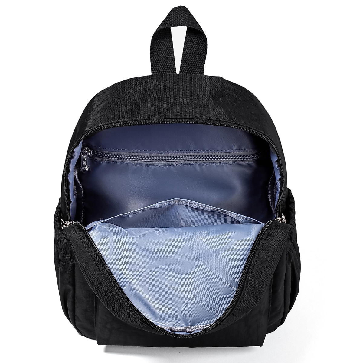 AOTIAN Lightweight Durable Travel Hiking Women and Girls Small Backpack Daypack 7 Liters Black