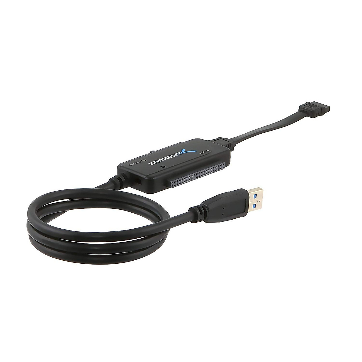 SABRENT USB 3.0 TO SATA/IDE 2.5/3.5/5.25-INCH Hard Drive Converter With Power Supply & LED Activity Lights (USB-DSC8)