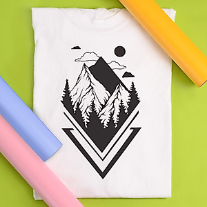 Siser EasyWeed Heat Transfer Vinyl 11.8" x 15ft Roll (Black) - Compatible with Siser, Cricut, Silhouette and Other Professional/Craft Cutters - CPSIA Certified