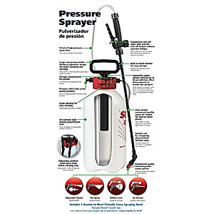 Solo 430-2G 2-Gallon Farm and Garden Sprayer with Nozzle Tips for Multiple Spraying Needs