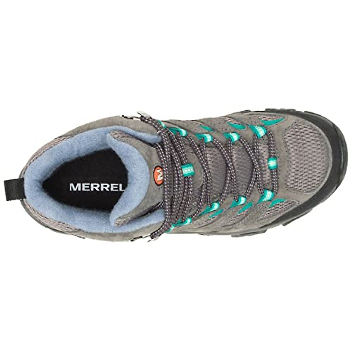 Merrell Women's J035850 Moab 3 MID WP Waterproof Hiking Shoe, Granite/Marine, 7.5 M