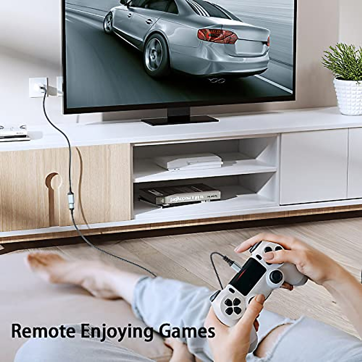 DteeDck USB 3.0 Extension Cable 6.6ft, USB A Extension Cord Braided Extender, USB to USB Extender Cable Male to Female 5Gbps Fast Data Transfer for USB Keyboard Mouse Flash Drive Hard Drive