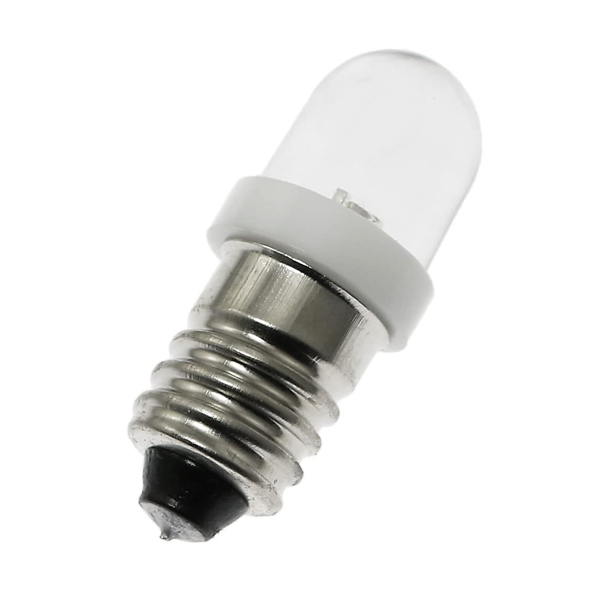 10PCS 0.2W 6V E10 Mini Led Bulb, Miniature Screw Base Light Bulbs LED Indicator for Home Experiment Circuit Electrical Test Accessories